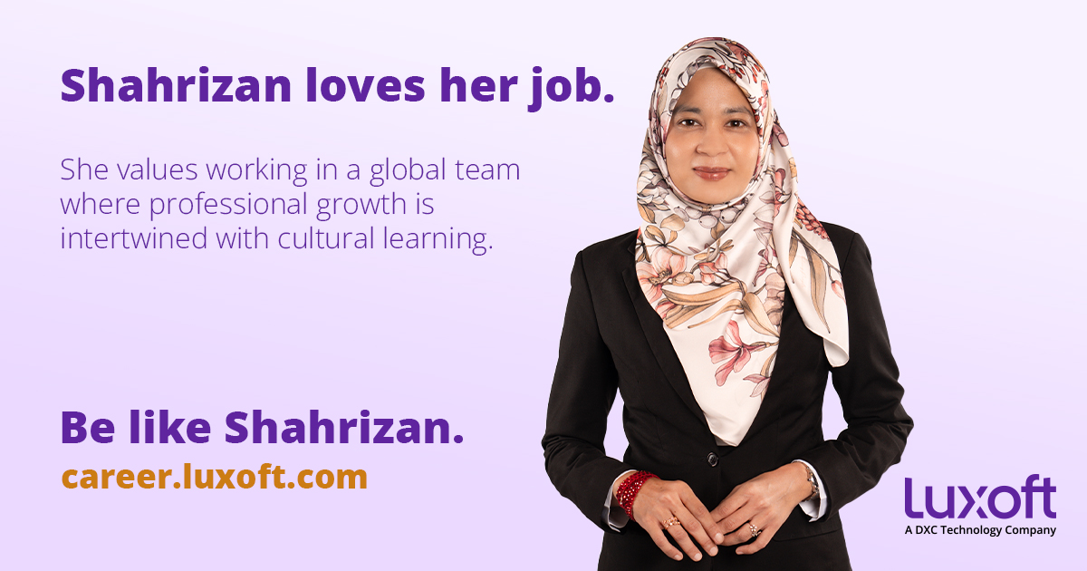 Be like Shahrizan, Director of Locations Management | Luxoft Career